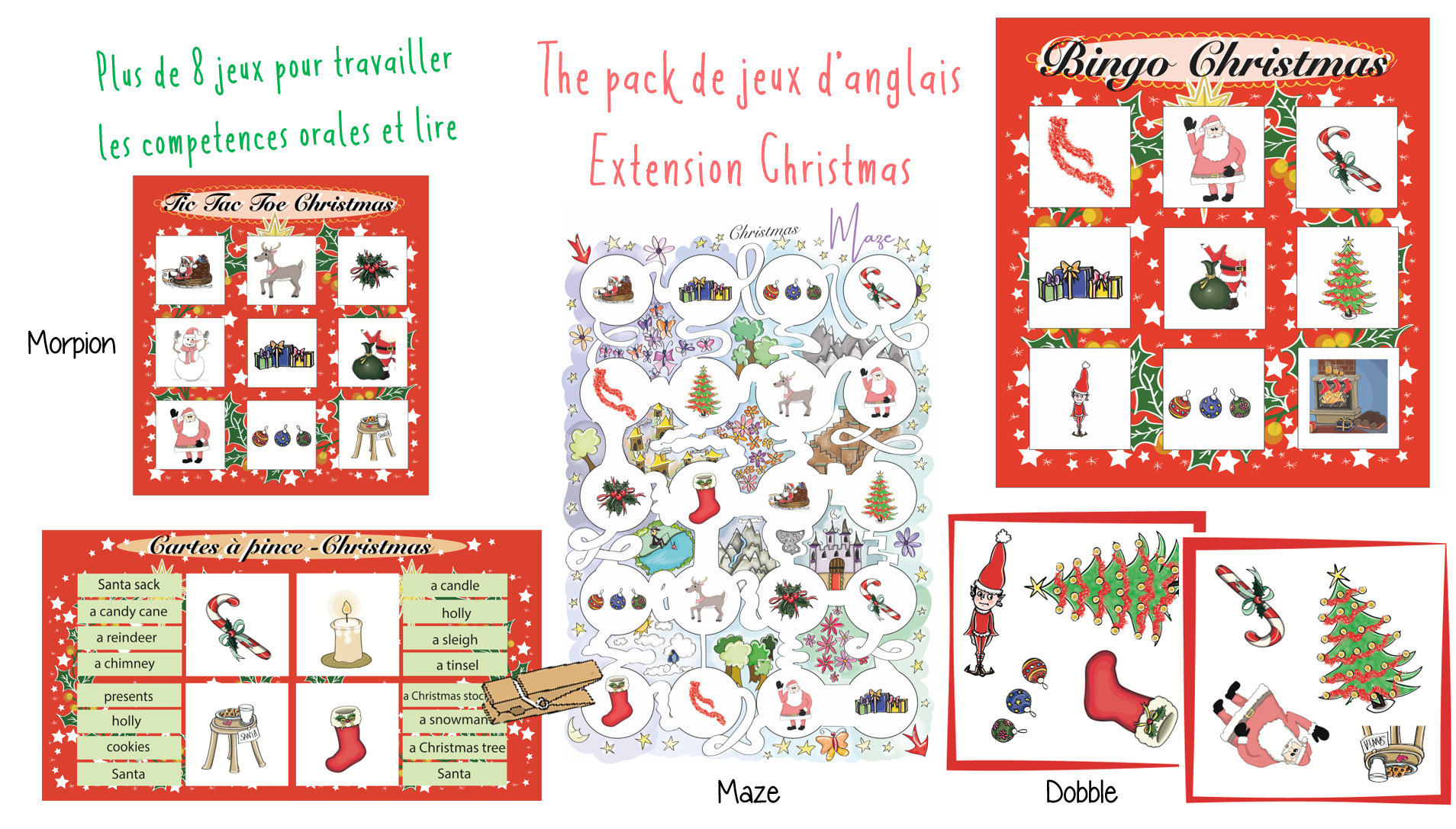 The pack de jeu Christmas | Storytelling2