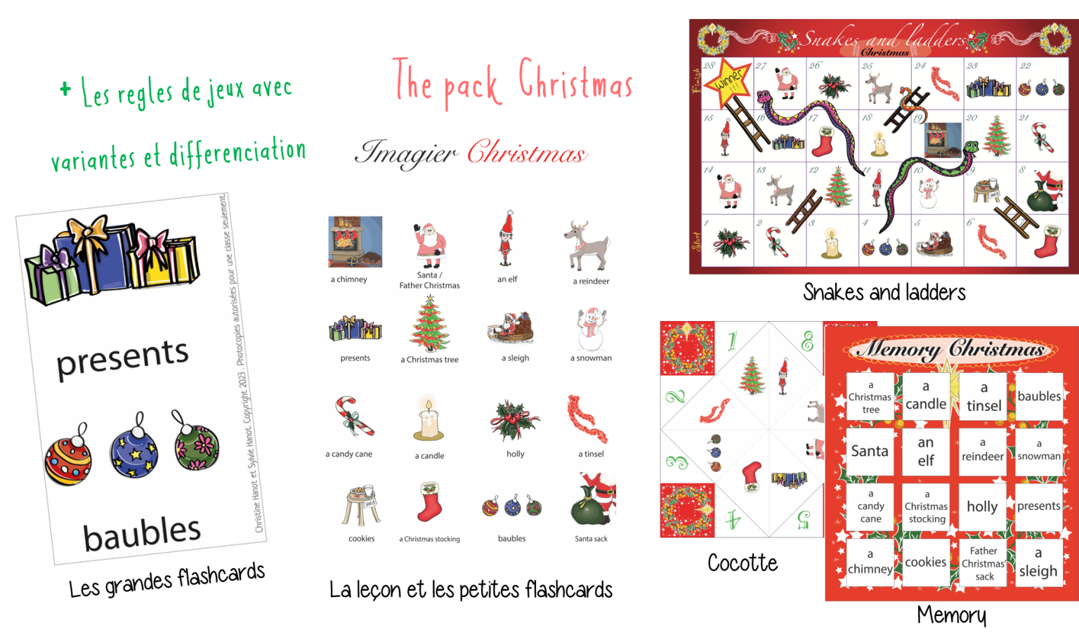 The pack de jeu Christmas | Storytelling2