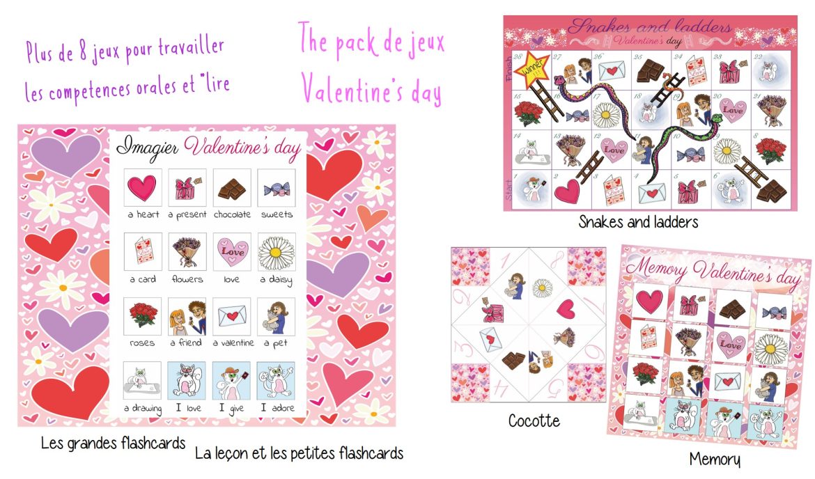 The pack de jeux Valentine's day | Storytelling2